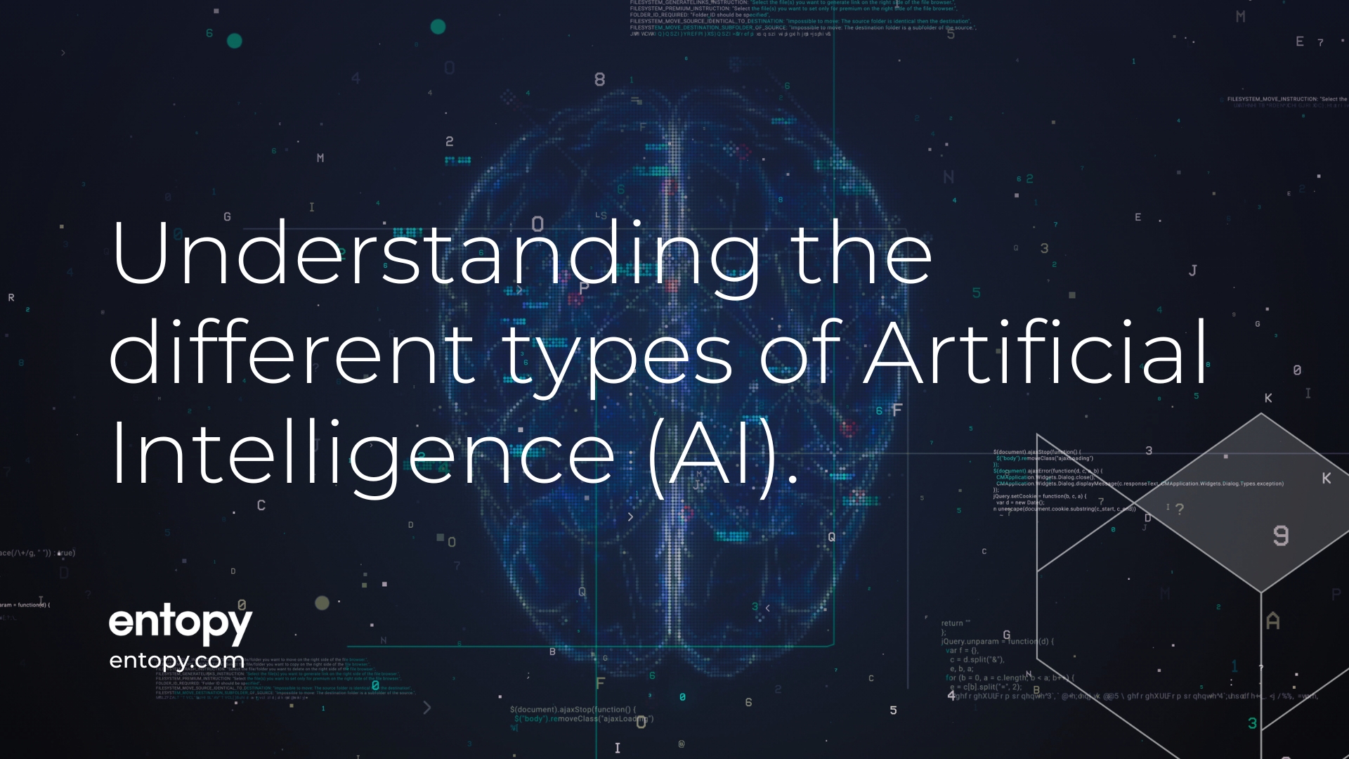 Understanding the different types of Artificial Intelligence (AI).